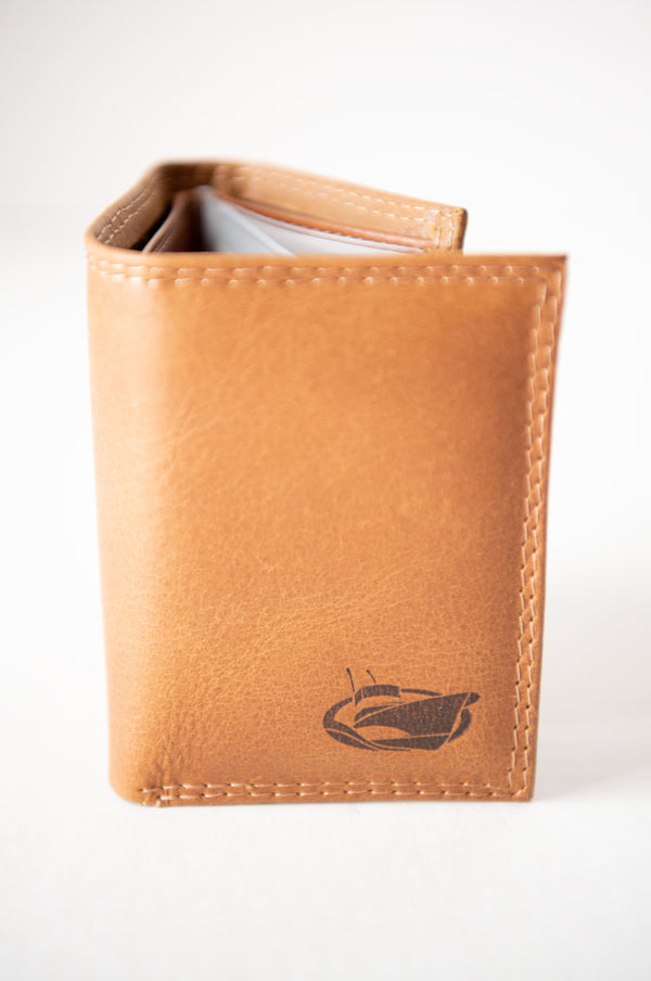 Jarrett Bay Embossed Leather Wallet - Jarrett Bay Boathouse